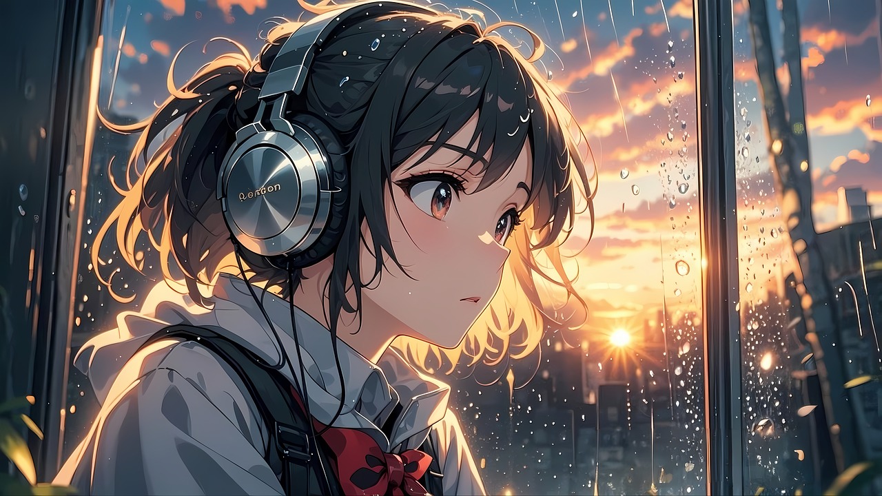 Download Wallpapper, Anime, Girl. Royalty-Free Stock Illustration Image ...