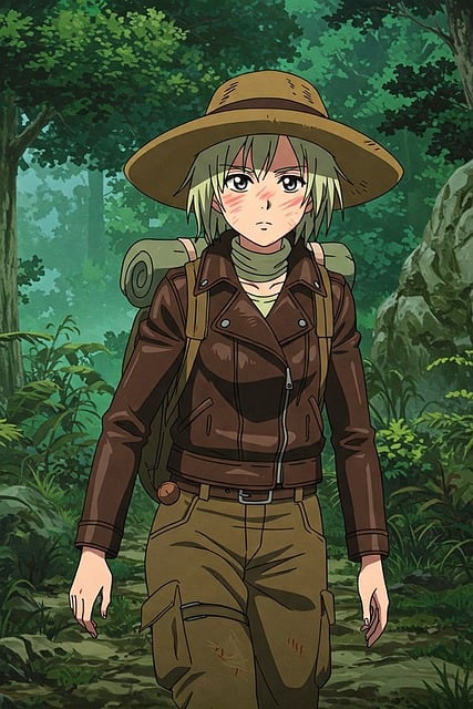 Download Anime, Girl, Explorer. Royalty-Free Stock Illustration Image ...