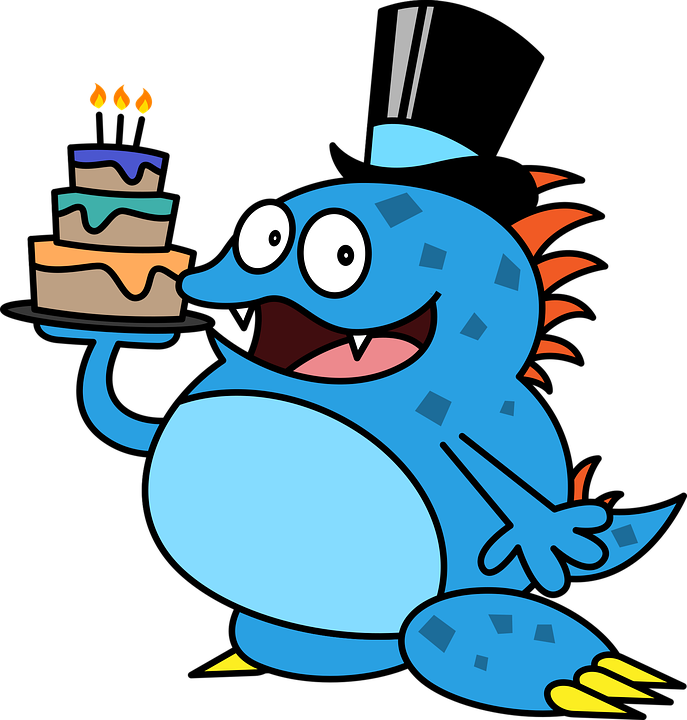 Download Cartoon, Monster, Cake. Royalty-Free Vector Graphic - Pixabay