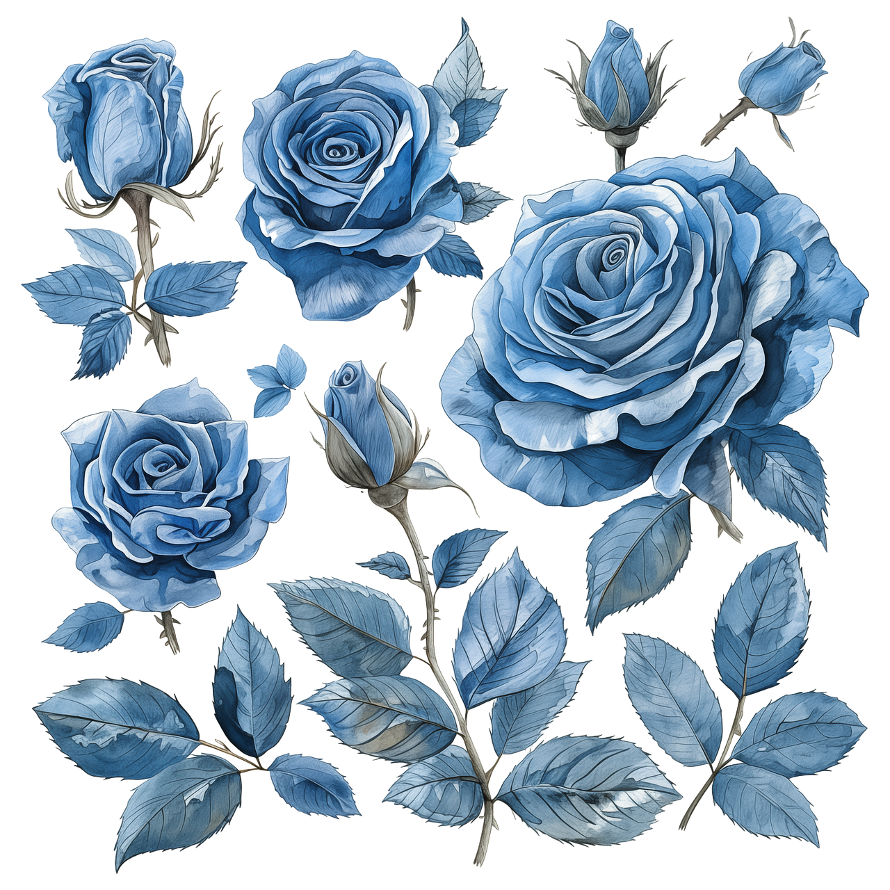 Download Ai Generated, Vintage, Rose. Royalty-Free Stock Illustration ...