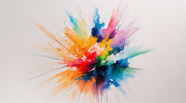 Download Watercolor Explosion, Branches, Twigs. Royalty-Free Stock ...