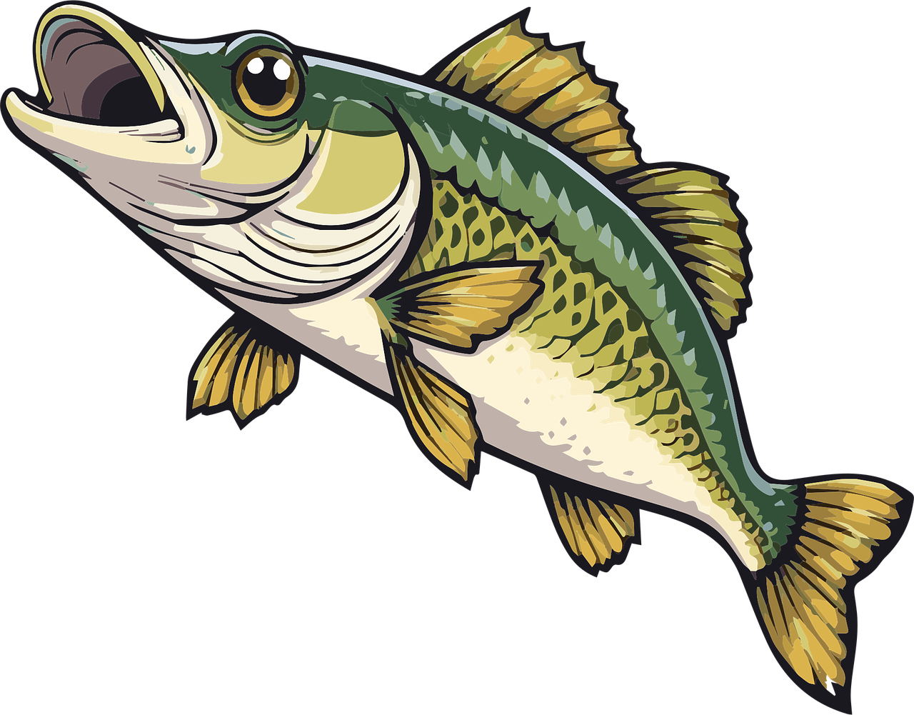 Ilustração De Carpa Capim Vetor - Gráfico vetorial grátis no Pixabay