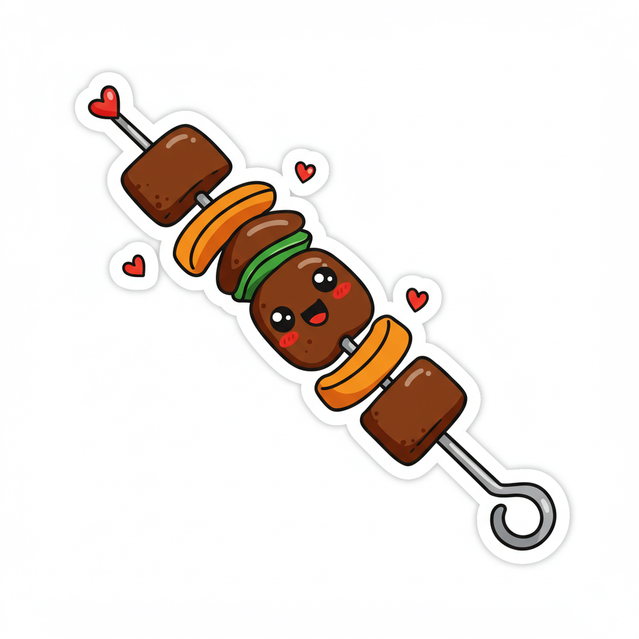 Download Skewer, Cute, Sticker. Royalty-Free Stock Illustration Image ...