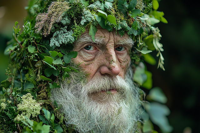 Download Ai Generated, Old Man, Green Man. Royalty-Free Stock ...