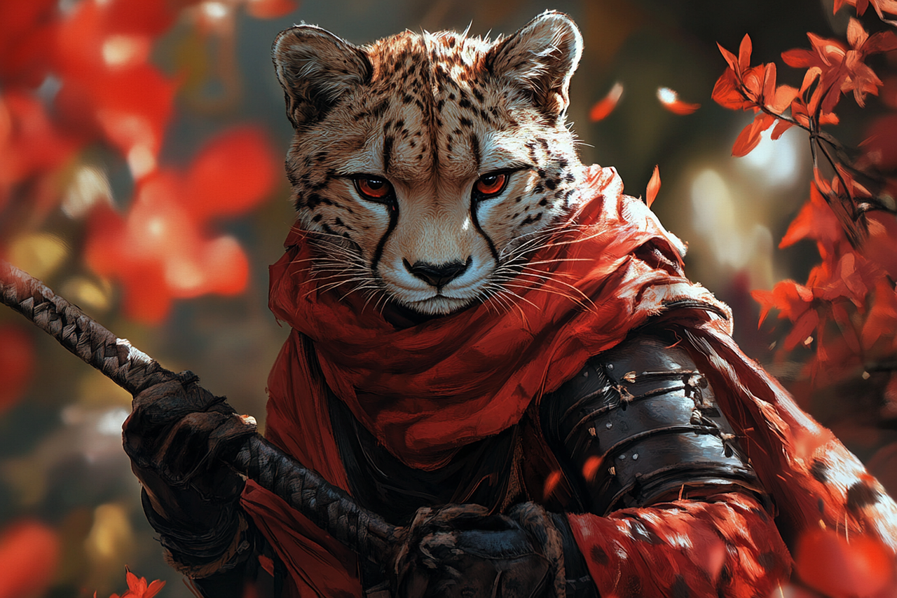 Download Cheetah, Ninja, Fantasy. Royalty-Free Stock Illustration Image ...