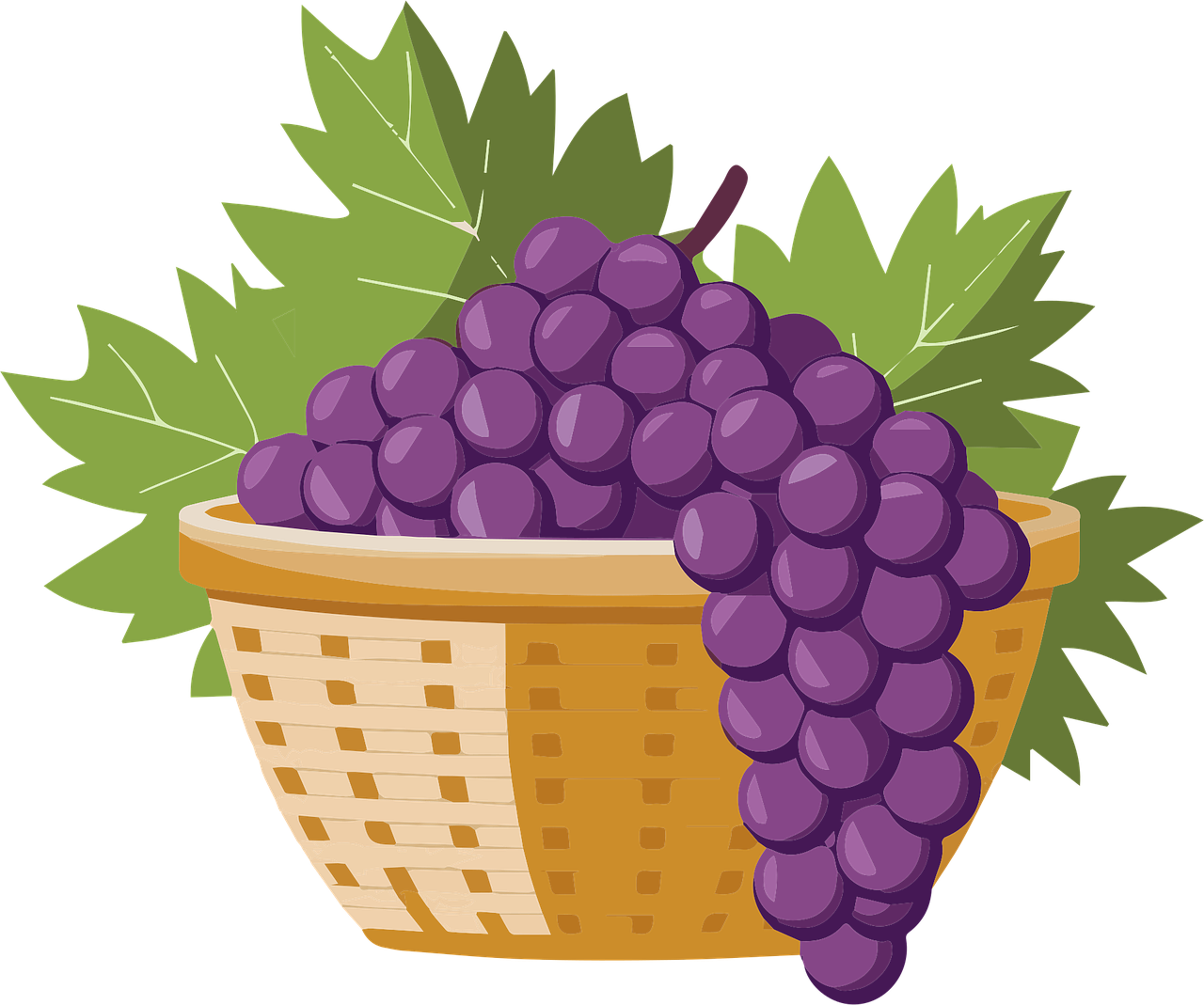Free Grapes Clipart Vector Art - Download 1,497+ Grapes Clipart Icons ...