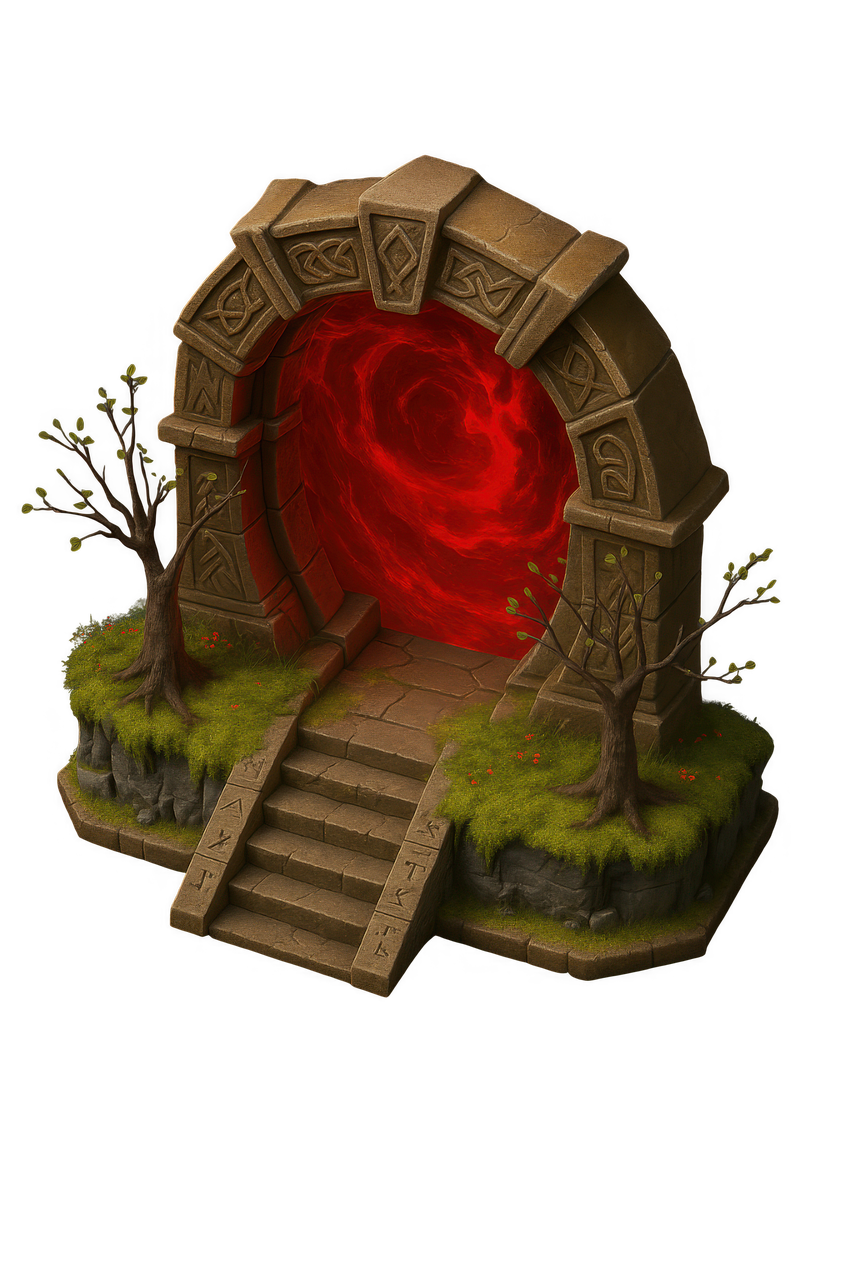 Download Ai Generated, Fantasy Portal, Ancient Gateway. Royalty-Free ...
