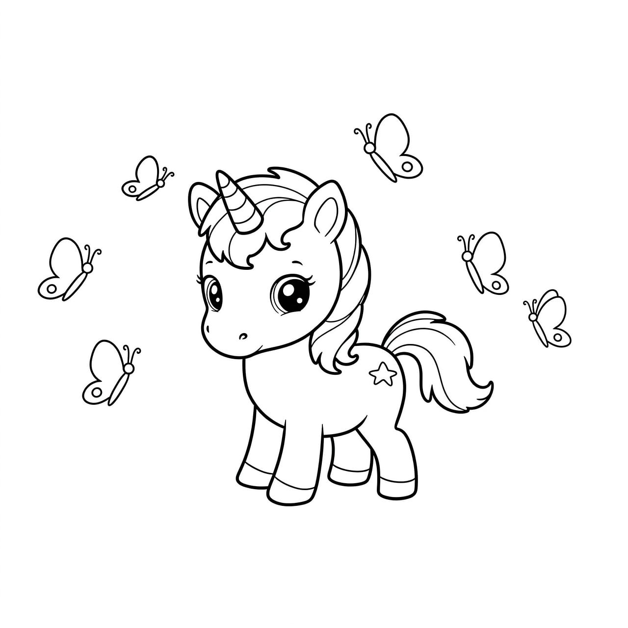 30,000+ Free Coloring Pages Unicorn Chibi & Coloring Page Images - Pixabay