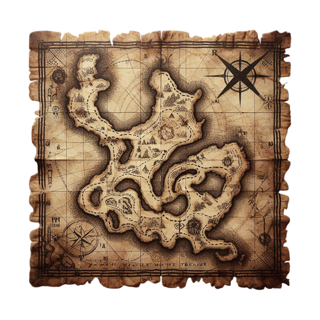 Download Treasure Map, Ancient Map, Island Map. Royalty-Free Stock ...