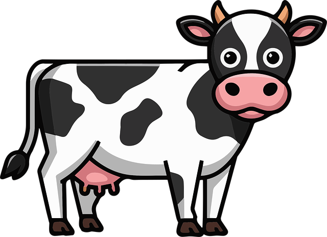 Download Cow Vector Illustration, Ai-Generated Cow Vector, Ai-Generated ...