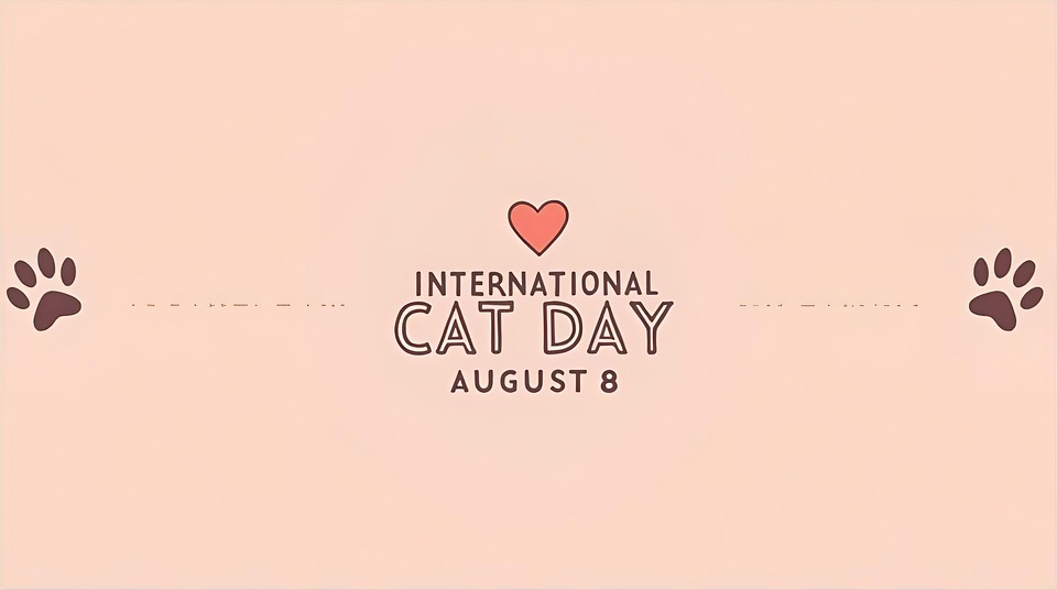Download International Cat Day, August 8, Cat Day. Royalty-Free Stock ...