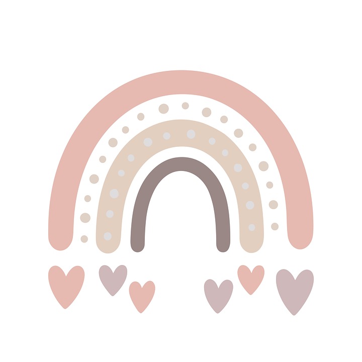 Download Boho Rainbow, Pastel Rainbow, Minimalist Rainbow. Royalty-Free ...