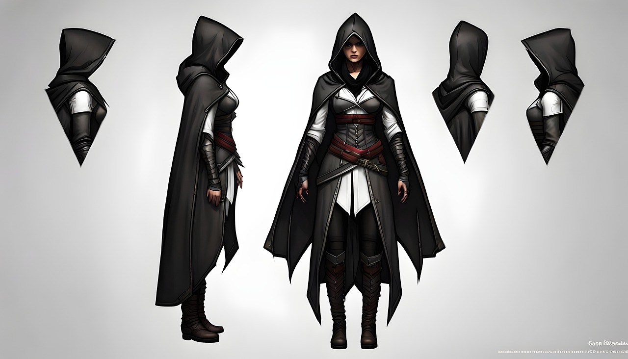Download Assassin, Character Sheet, Character. Royalty-Free Stock ...