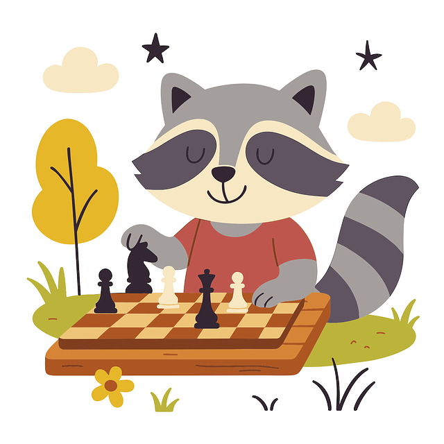 Download Raccoon, Chess, Game. Royalty-Free Vector Graphic - Pixabay