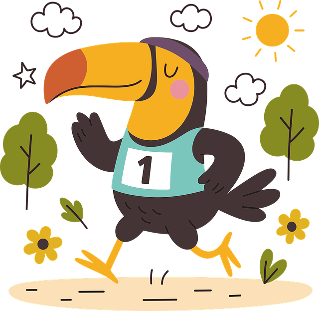 Download Ai Generated, Toucan, Marathon. Royalty-Free Vector Graphic ...