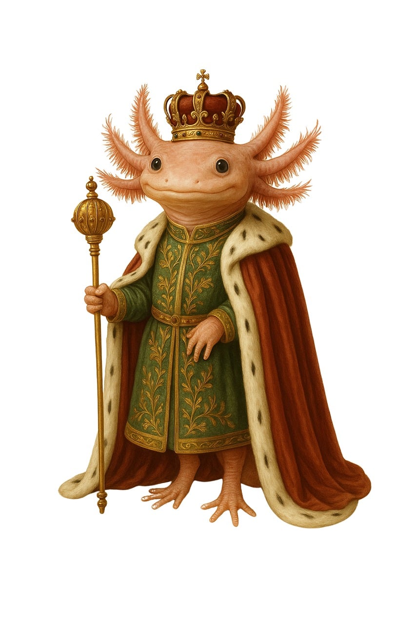Axolotl Royal Animal - Images vectorielles gratuites sur Pixabay