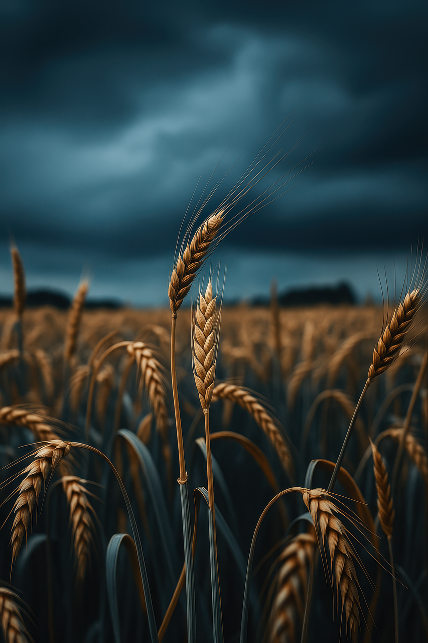 Tarweveld Storm Hemel Gouden - Gratis afbeelding op Pixabay