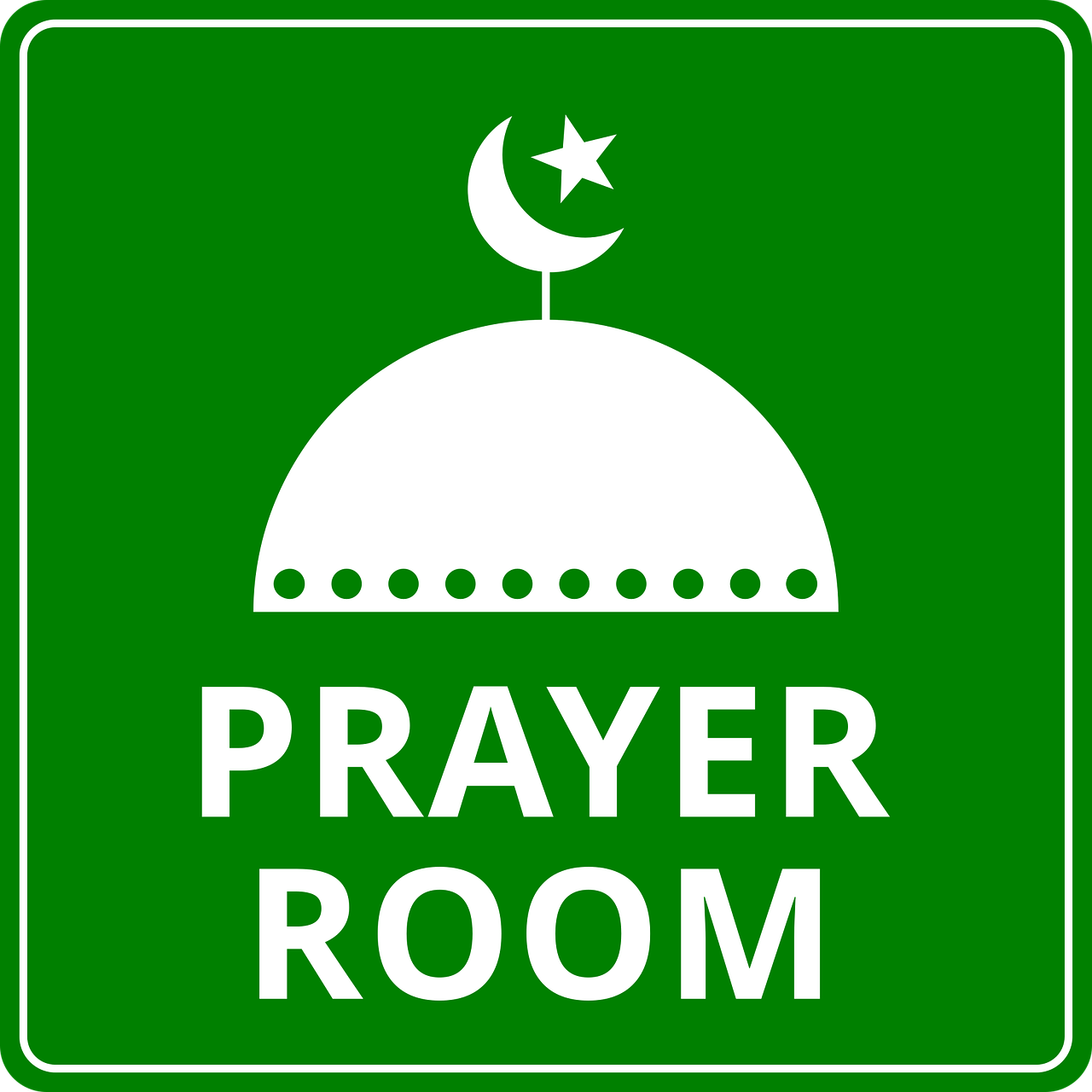Download Prayer Room Sign, Prayer Room, Muslim Prayer Room. Royalty ...