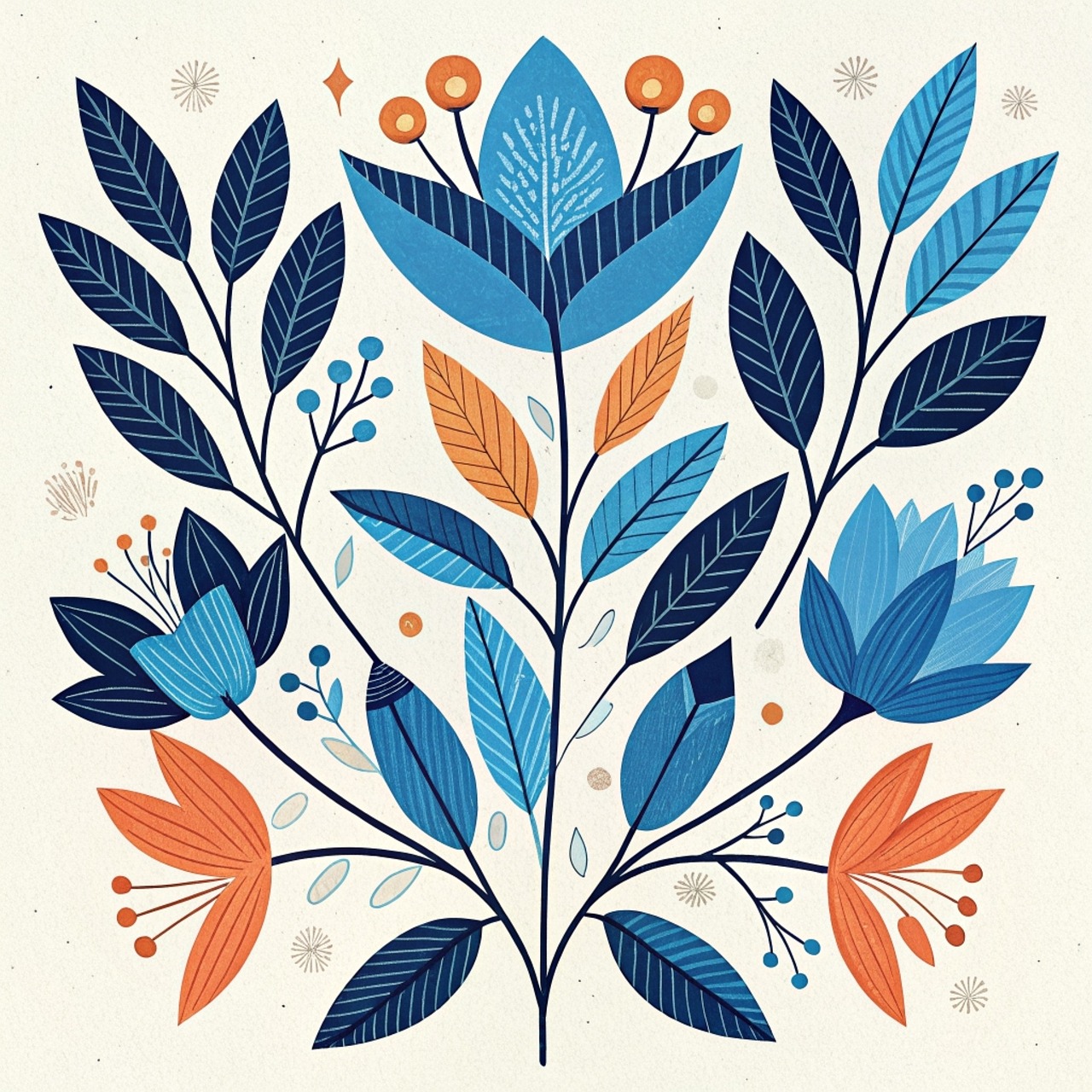 Floral Fleurs Bleu - Image gratuite sur Pixabay