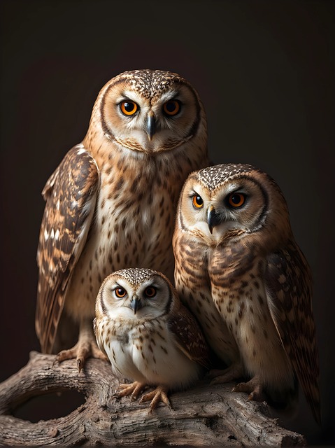 Download Ai Generated, Owls, Bird. Royalty-Free Stock Illustration ...