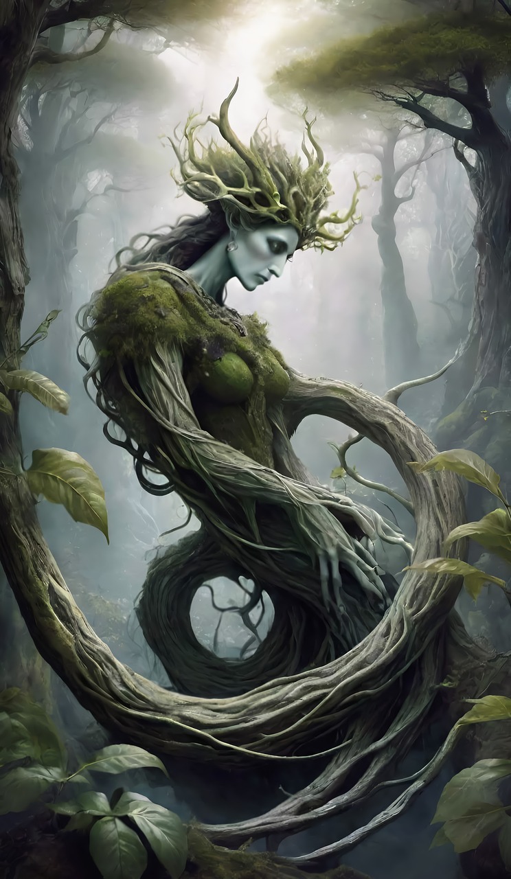 Download Goddess, Dryad, Woman. Royalty-Free Stock Illustration Image ...