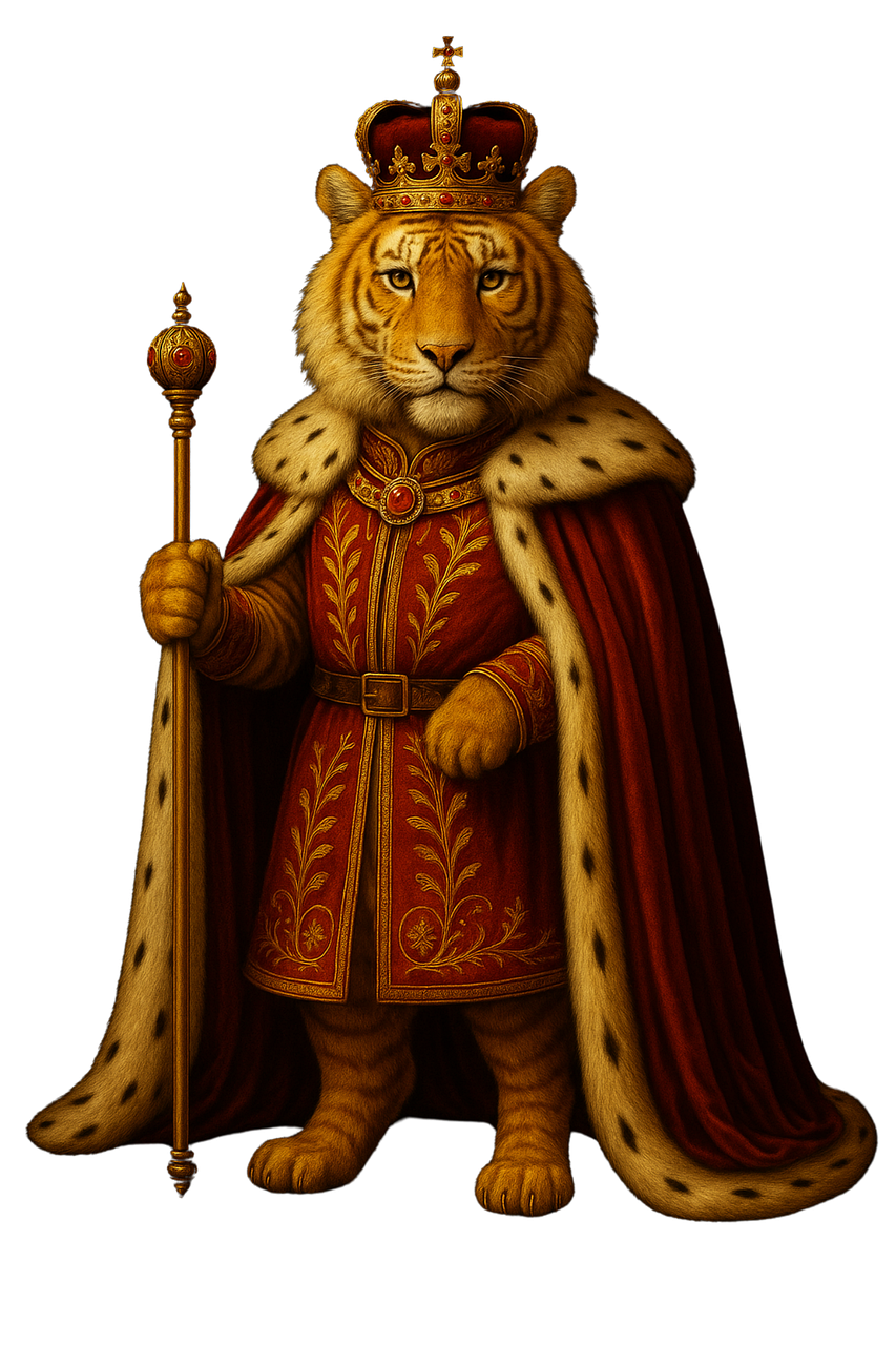 Download Golden Tabby Tiger, Royal Tiger, Fantasy Tiger. Royalty-Free ...