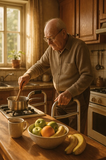 Download Elderly, Senior, Kitchen. Royalty-Free Stock Illustration ...