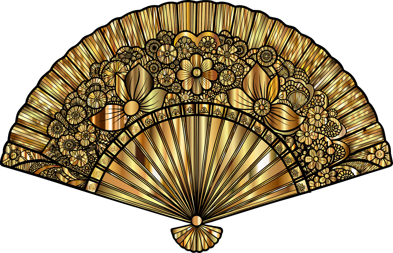 Download Hand Fan, Fan, Cooling. Royalty-Free Vector Graphic - Pixabay