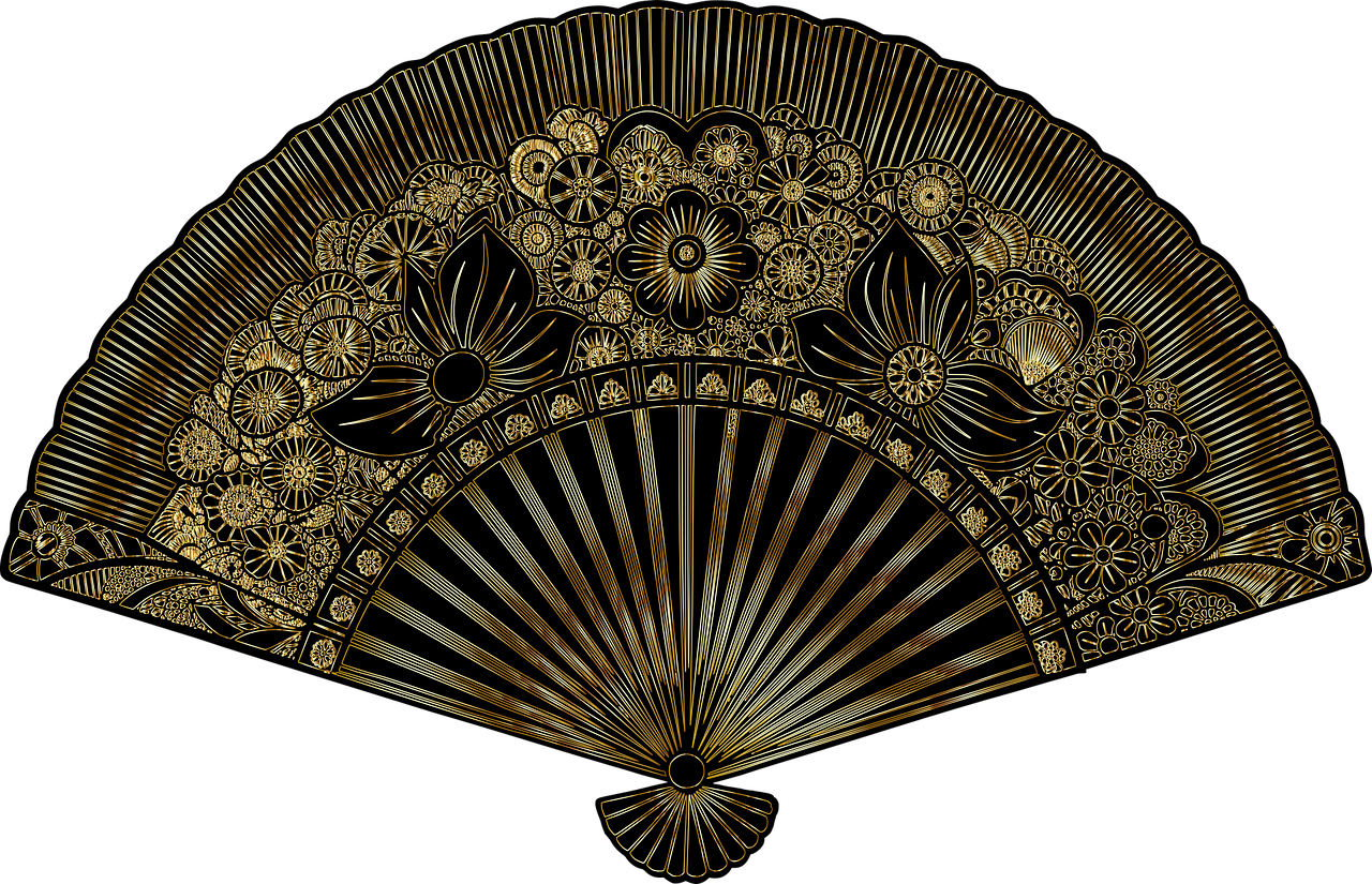 Download Hand Fan, Fan, Cooling. Royalty-Free Vector Graphic - Pixabay