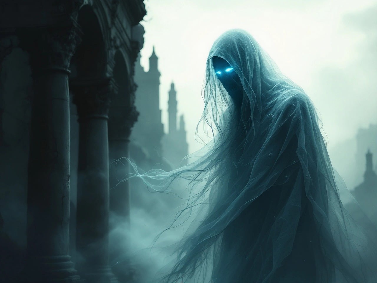 Download Ai Generated, Ghost, Eyes. Royalty-Free Stock Illustration ...