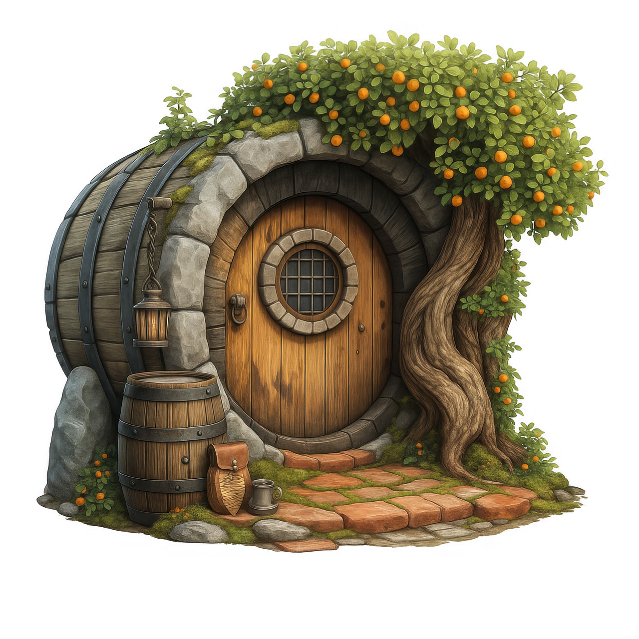 Hogar De Hobbits Casa Barril - Imagen gratis en Pixabay