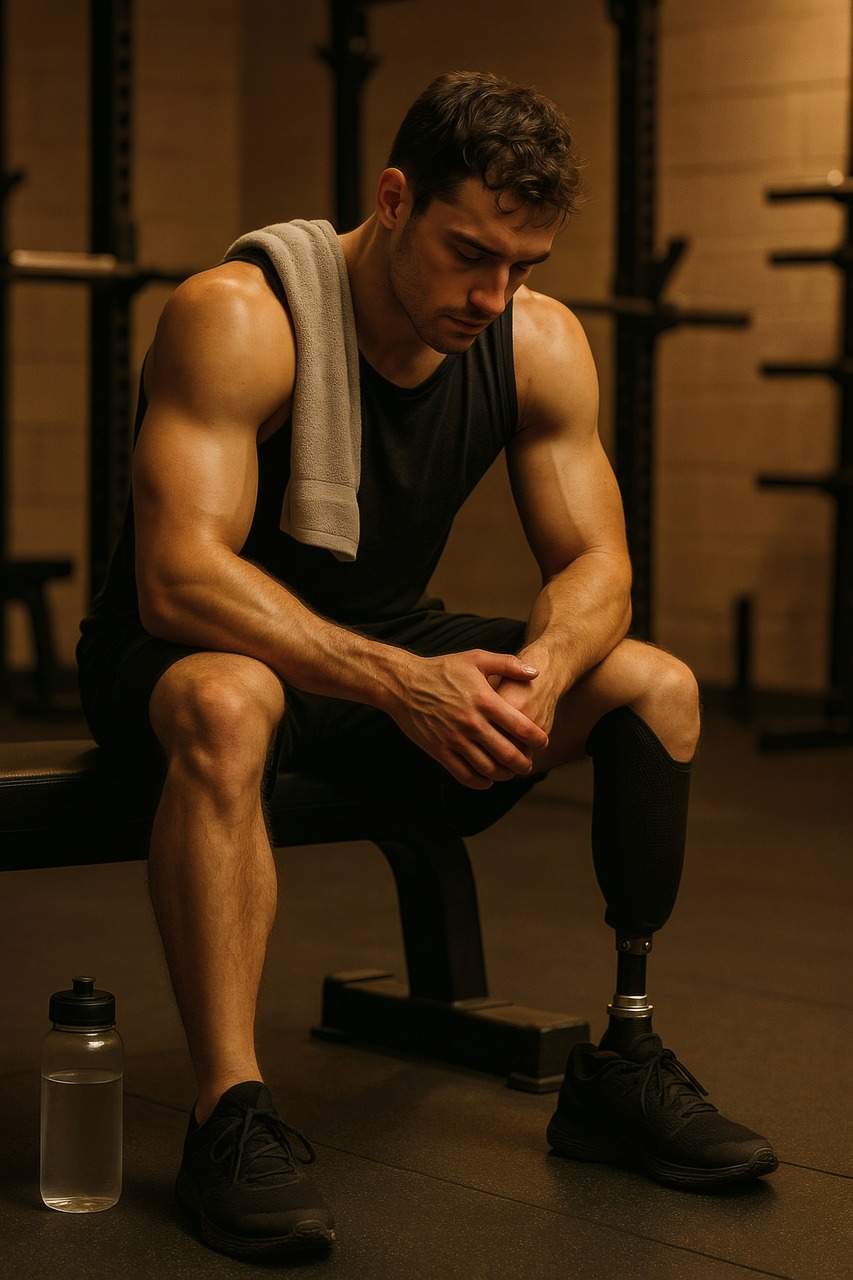 Download Athlete, Prosthetic, Leg. Royalty-Free Stock Illustration ...