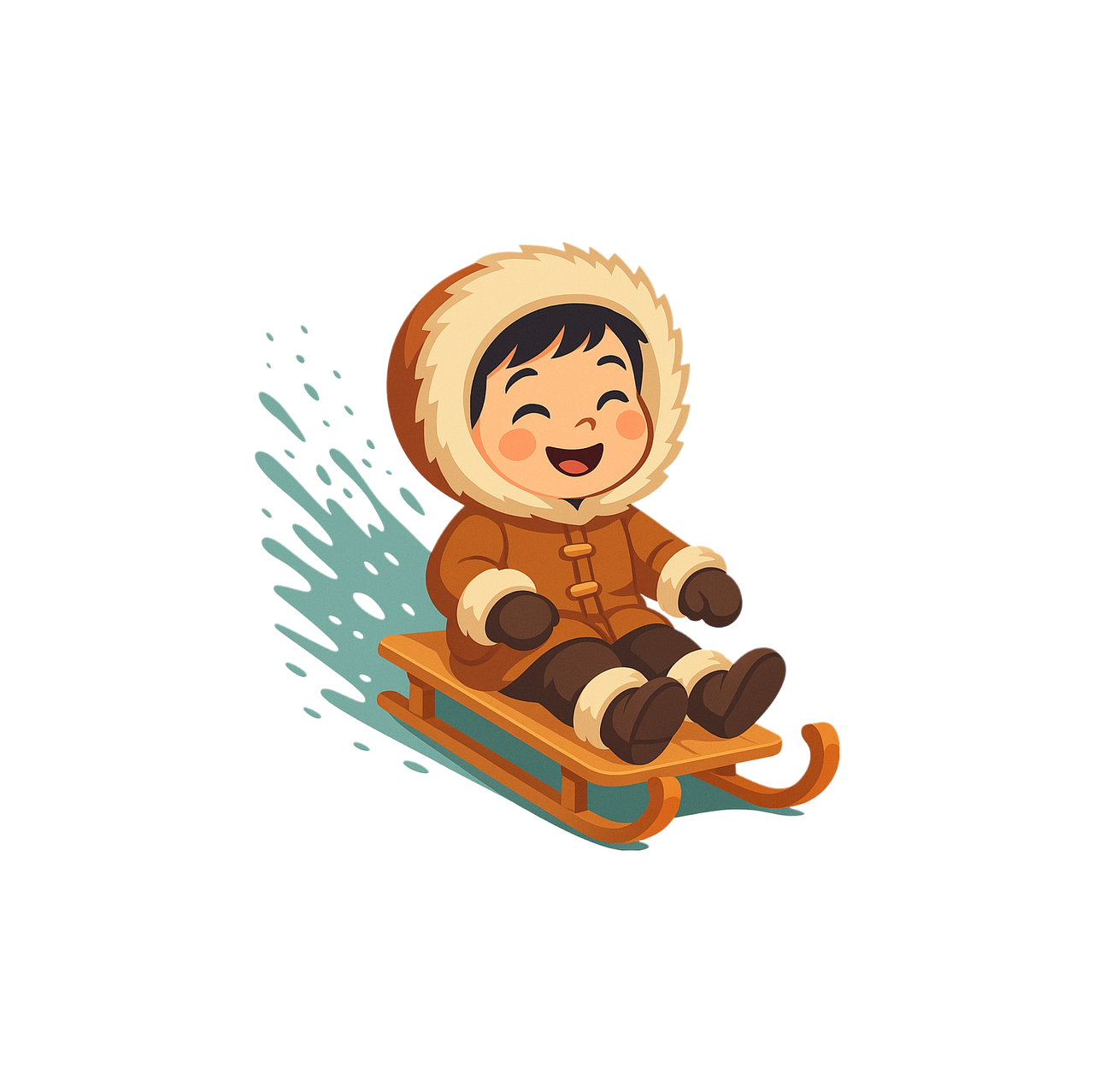 Download Child, Sledding, Winter. Royalty-Free Vector Graphic - Pixabay