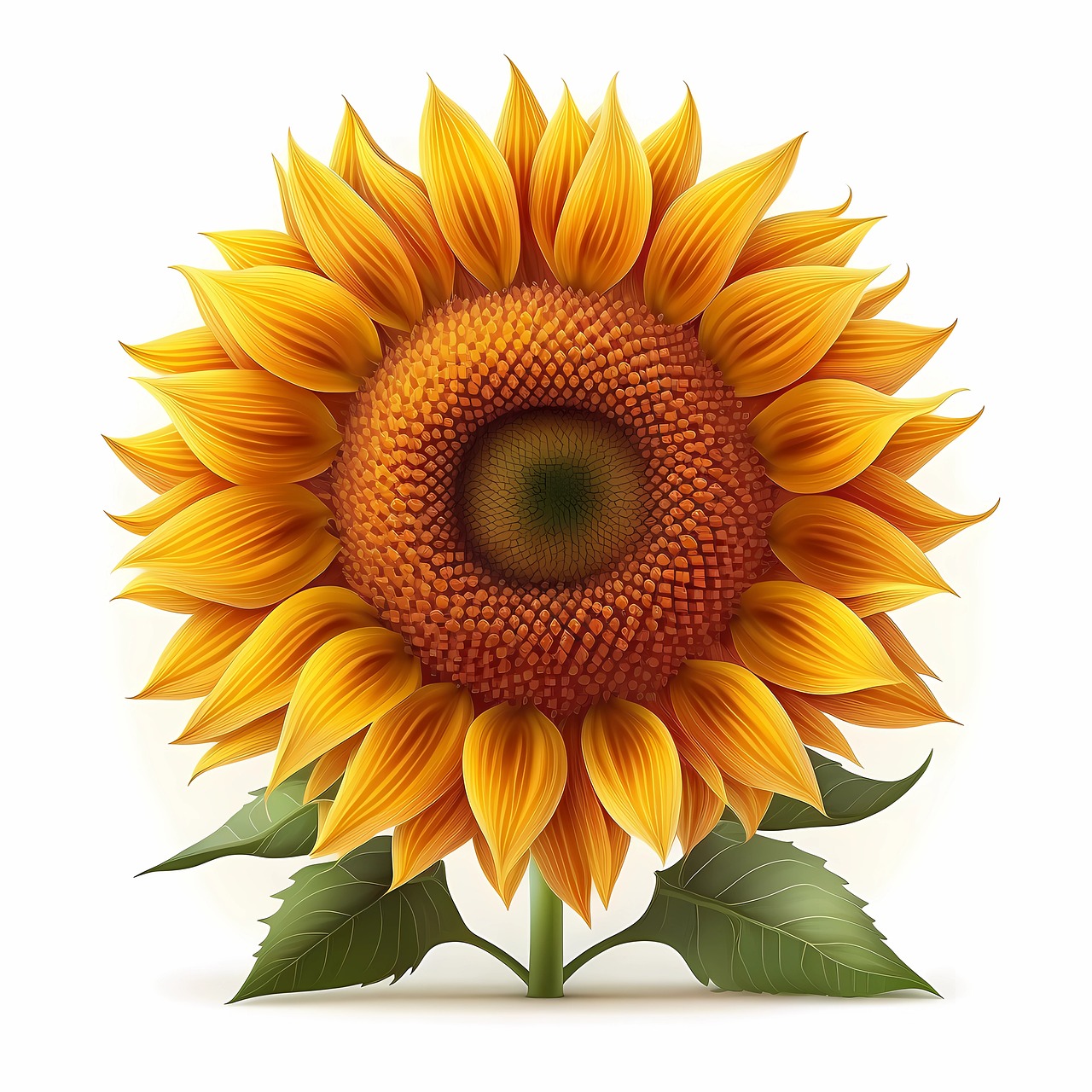 Download Sunflower, Colorful Sunflower, Sunflower Bloom. Royalty-Free ...
