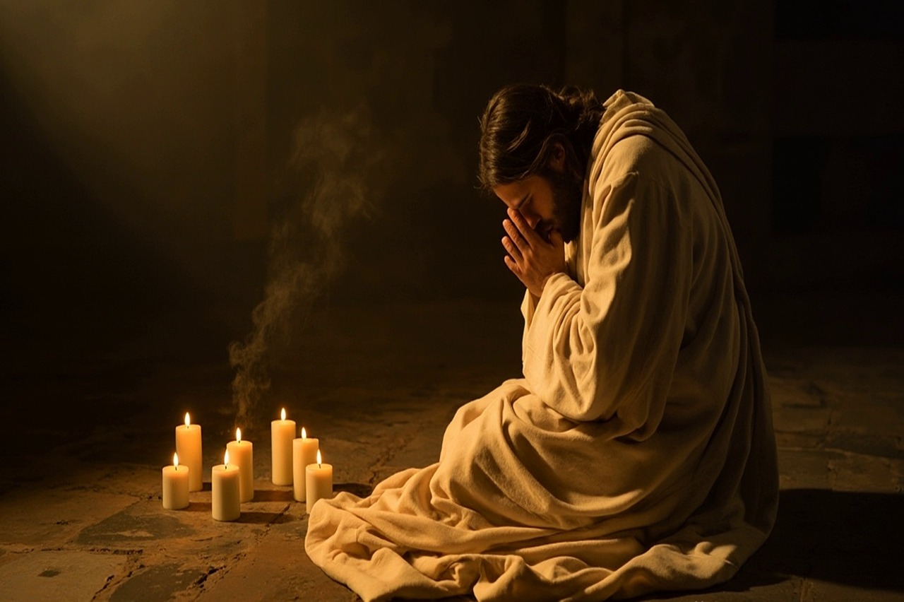 Download Jesus On His Knees, Jesus Prayer Life, Intimate Prayer With ...