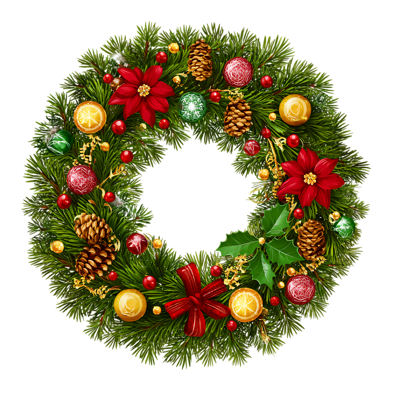 Krans Jul Dekorasjon - Gratis bilde på Pixabay