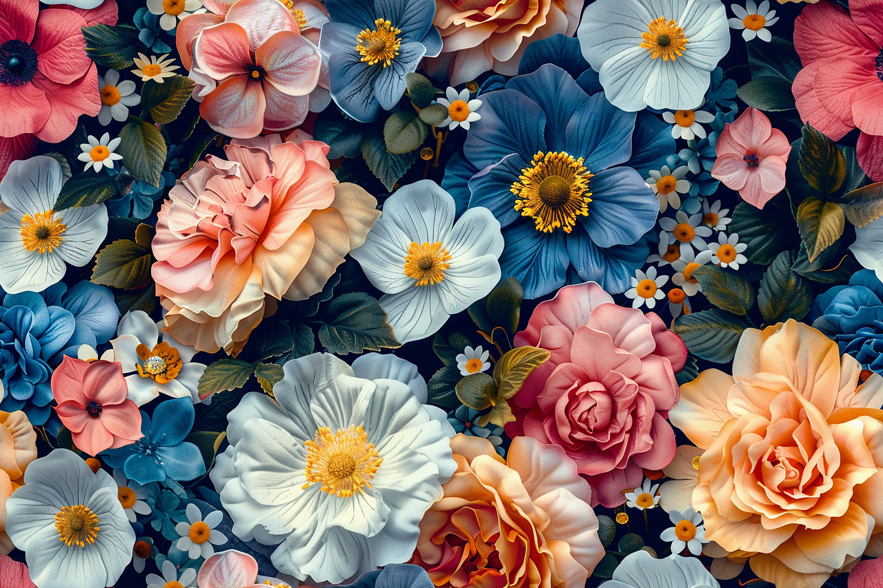 Download Floral, Pattern, Flowers. Royalty-Free Stock Illustration ...