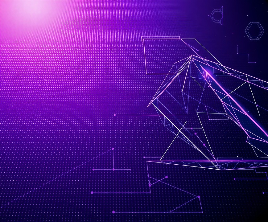 Download Cyberpunk Dot Gradient Neon Art Royalty Free Stock