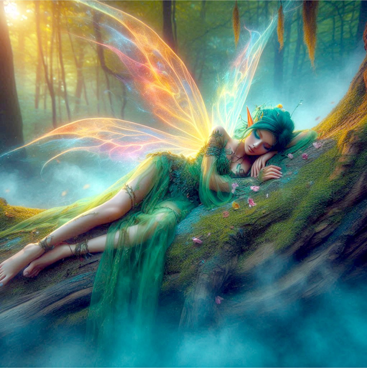 Download Elf, Fairy, Nature. Royalty-Free Stock Illustration Image ...