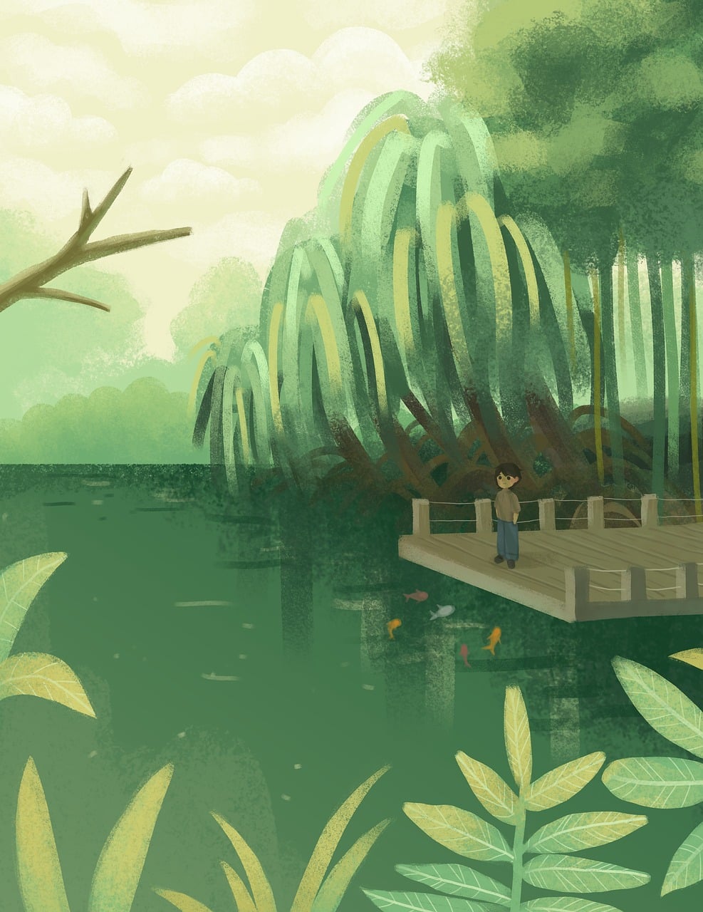 Download Swamp, Lake, Nature. Royalty-Free Stock Illustration Image ...