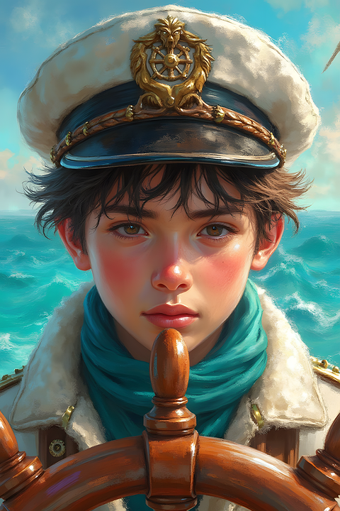 Download Sea Captain, Sailor, Young. Royalty-Free Stock Illustration ...