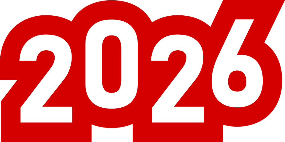 Download New Year, 2026, Date. Royalty-Free Vector Graphic - Pixabay