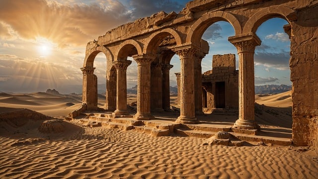 Download Roman, Desert, Ruins. Royalty-Free Stock Illustration Image ...