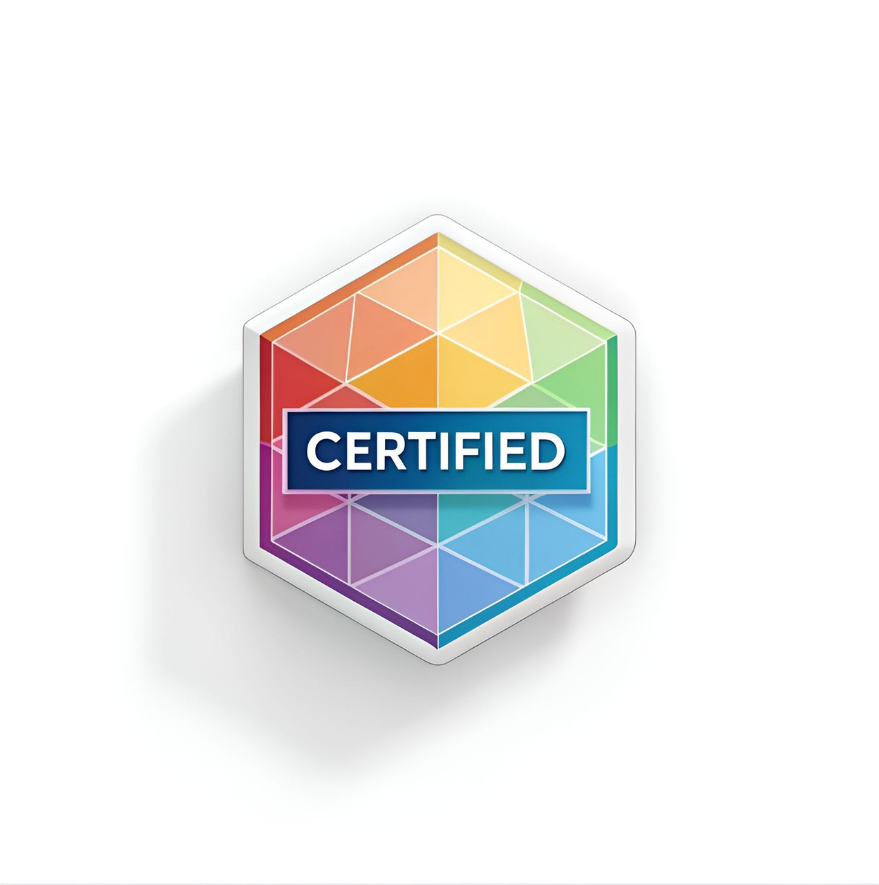 Download Certified, Badge, Hexagon. Royalty-Free Stock Illustration ...