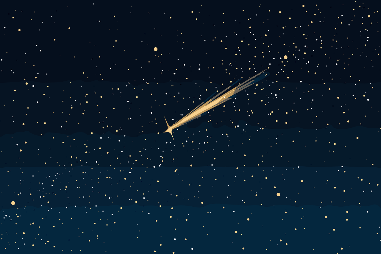 Download Ai Generated, Shooting Star, Sky. Royalty-Free Vector Graphic ...
