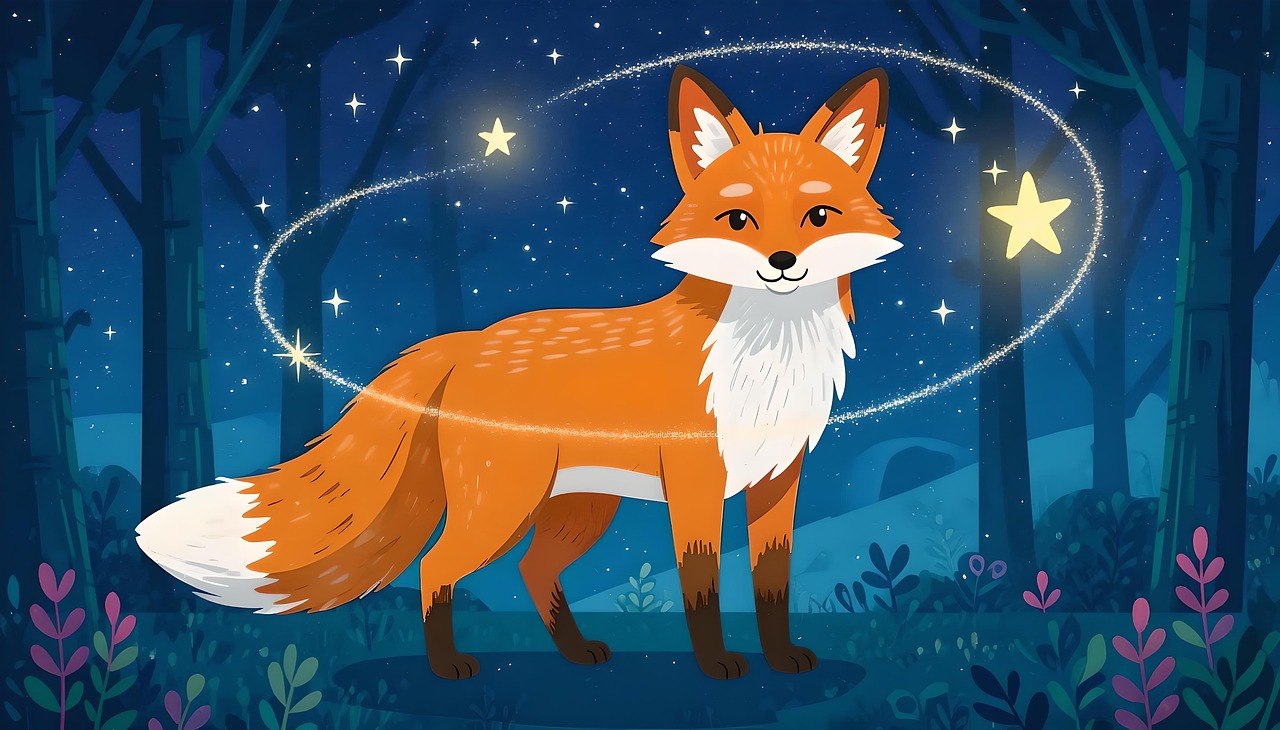 Download Fox, Drawing, Forest. Royalty-Free Stock Illustration Image ...