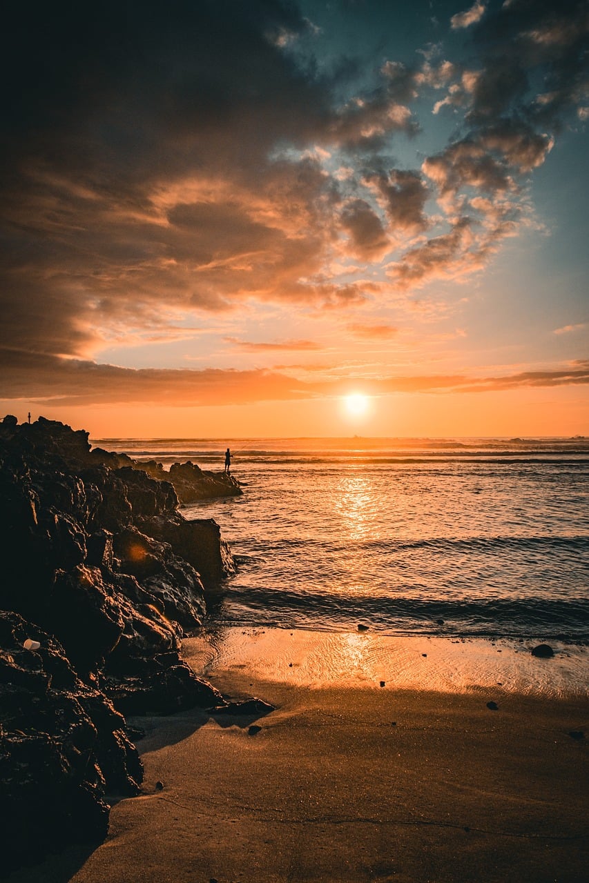 Beach Sunset Wallpaper
