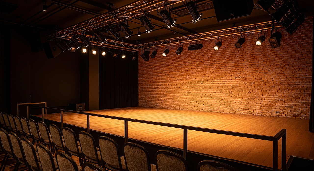 Download Stage, Theater, Brick Wall. Royalty-Free Stock Illustration ...