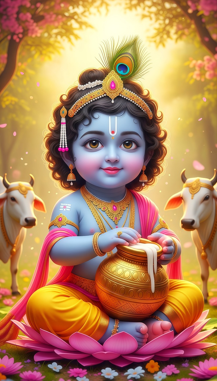 Download Krishna, God, India. Royalty-Free Stock Illustration Image ...