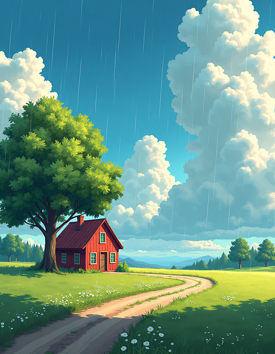 Download Ai Generated, Countryside, Landscape. Royalty-Free Stock ...